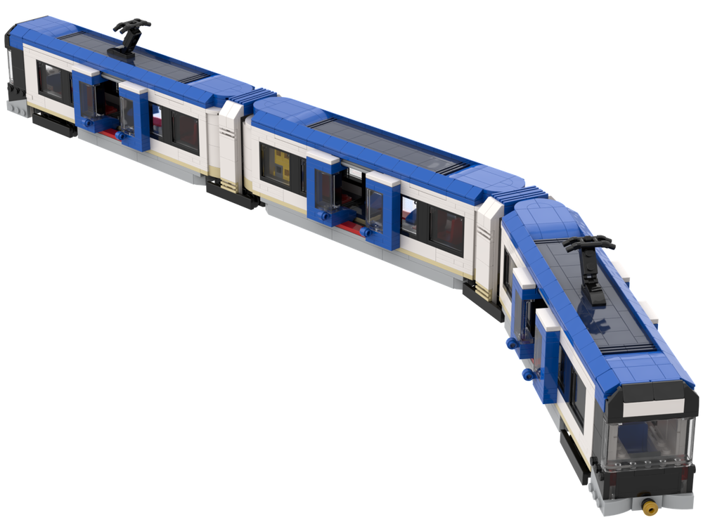 LEGO MOC Articulated Metro (minifig / City scale) by stevendejong ...