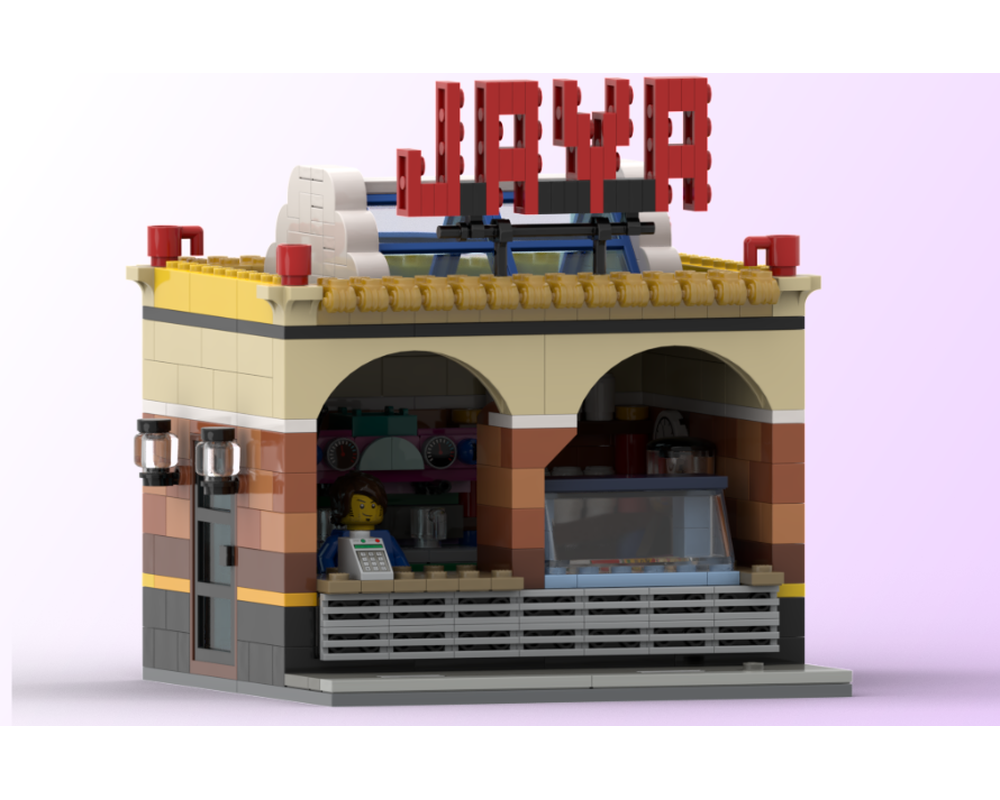 LEGO MOC The Java Cafe by the_wee_dev | Rebrickable - Build with LEGO