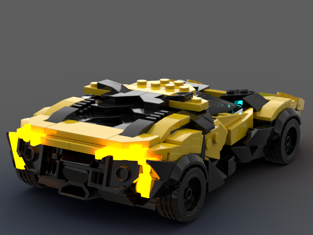 LEGO MOC Armored Hypercar(yellow) by Mackur04 | Rebrickable - Build ...