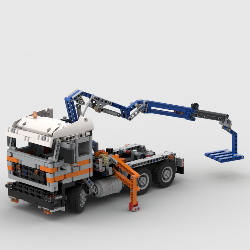 LEGO MOC DAF F2800 crane truck 42128 B model by OldOlneyLego ...
