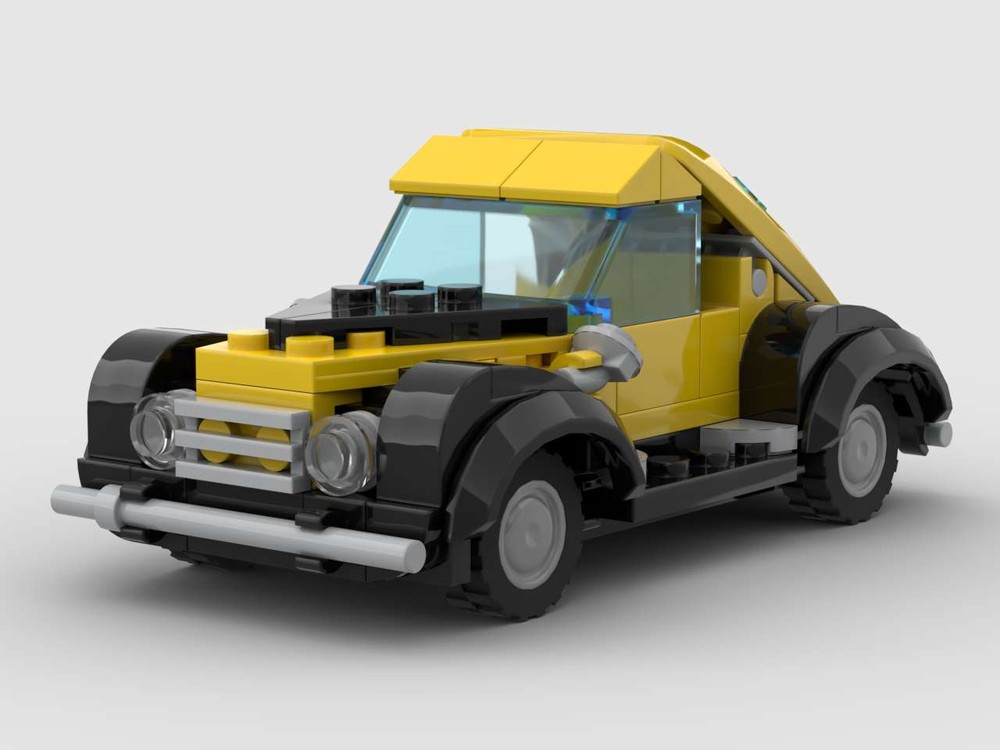 Lego Moc Small Classic Car By Dynamoc Rebrickable Build With Lego