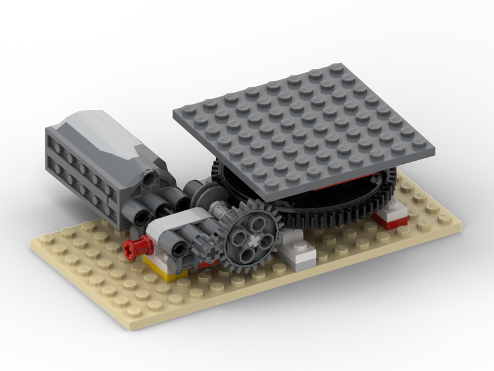 LEGO MOC Motorized Turntable by Mini Mechanisms | Rebrickable - Build ...