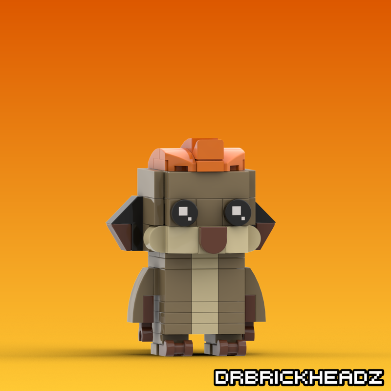 LEGO MOC Timon (The Lion King) Brickheadz by DrBrickheadz | Rebrickable ...