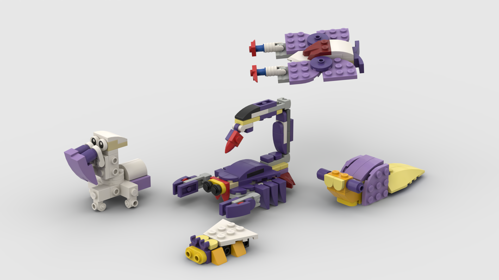 LEGO MOC Fantasy garden creatures by qusimano | Rebrickable - Build ...