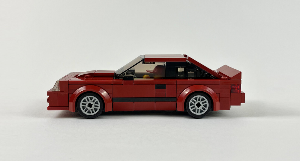 LEGO MOC Ford Fox Body Mustang by wooootles | Rebrickable - Build with LEGO