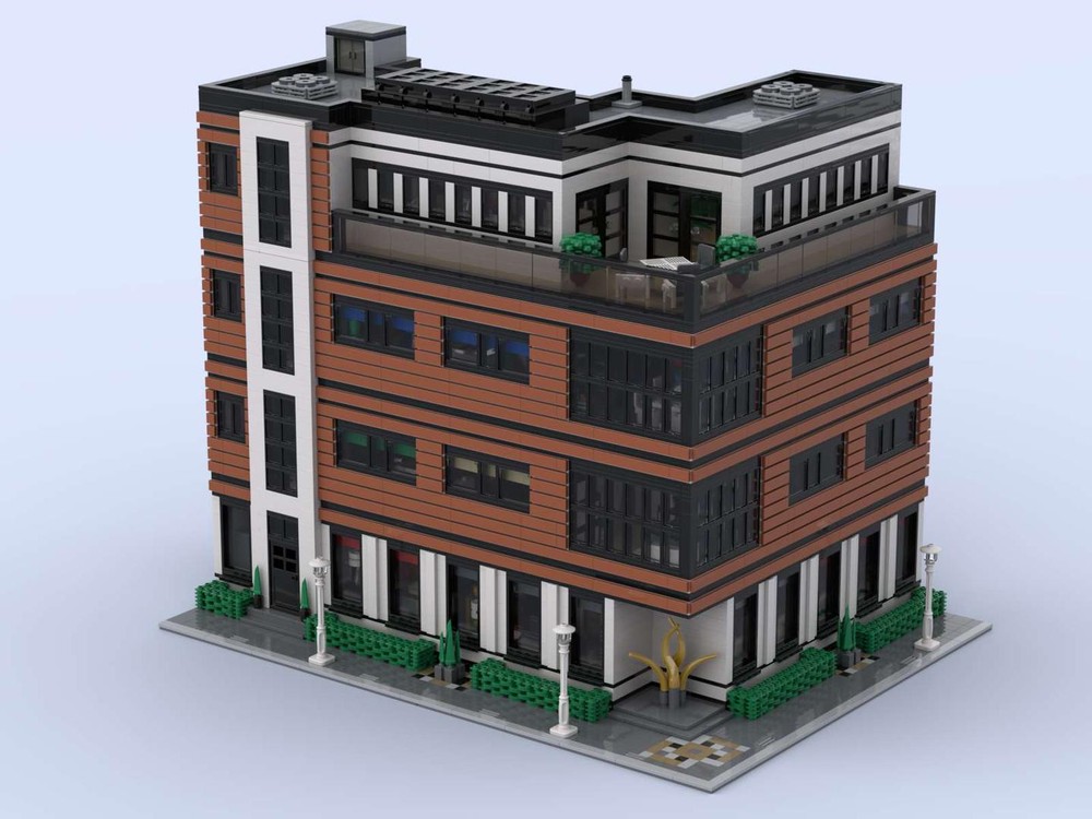 LEGO MOC Brickbay Apartments by thebricknurse | Rebrickable - Build ...