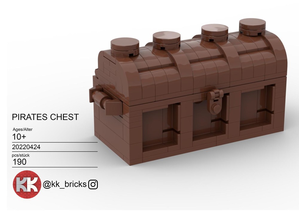 LEGO MOC Upscaled Lego Chest by KK_Bricks | Rebrickable - Build with LEGO