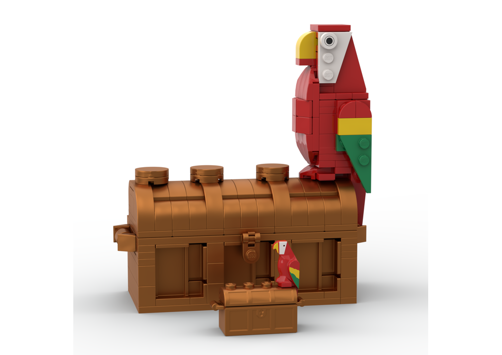 Lego Moc Upscaled Lego Chest By Kkbricks Rebrickable Build With Lego