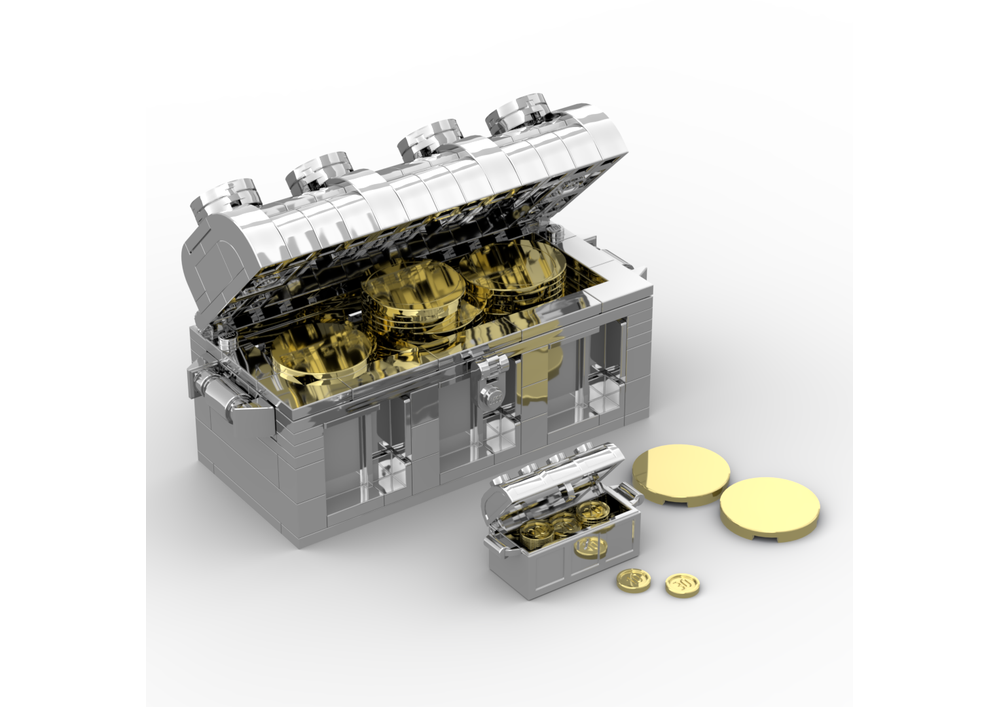Lego Moc Upscaled Lego Chest By Kkbricks Rebrickable Build With Lego
