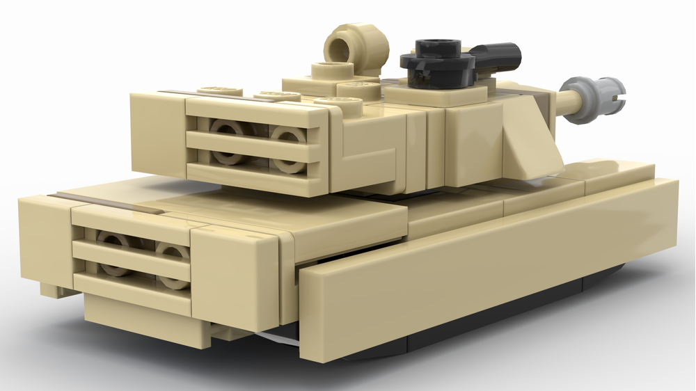 Lego Moc M1a2 Abrams Mini By Einwildeskoppi Rebrickable Build With Lego