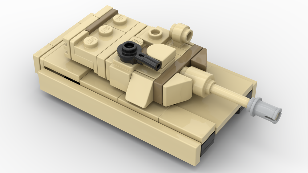 Lego Moc M1a2 Abrams Mini By Einwildeskoppi Rebrickable Build With Lego