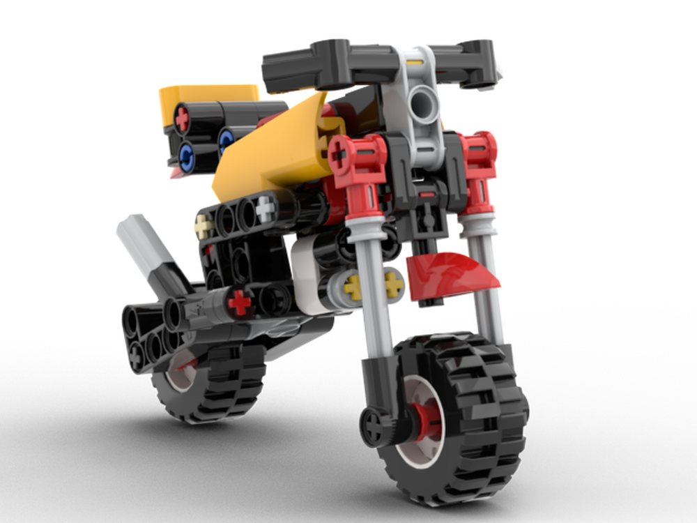 Lego Moc 42101 Enduro Motorcycle By Hoppepe Rebrickable Build