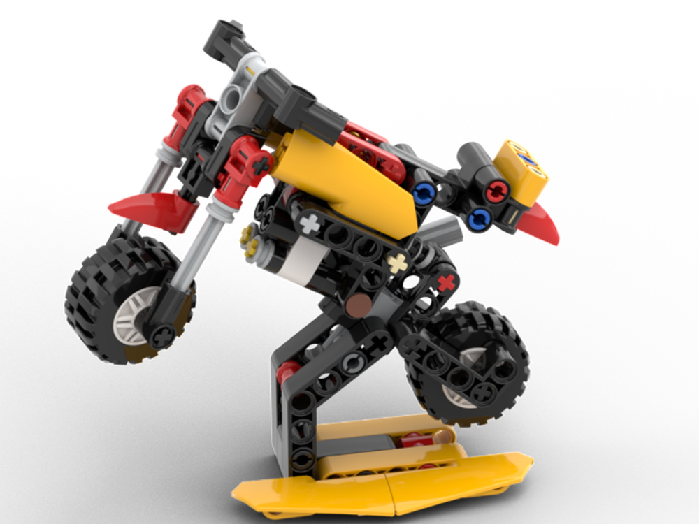 Lego Moc 42101 Enduro Motorcycle By Hoppepe Rebrickable Build