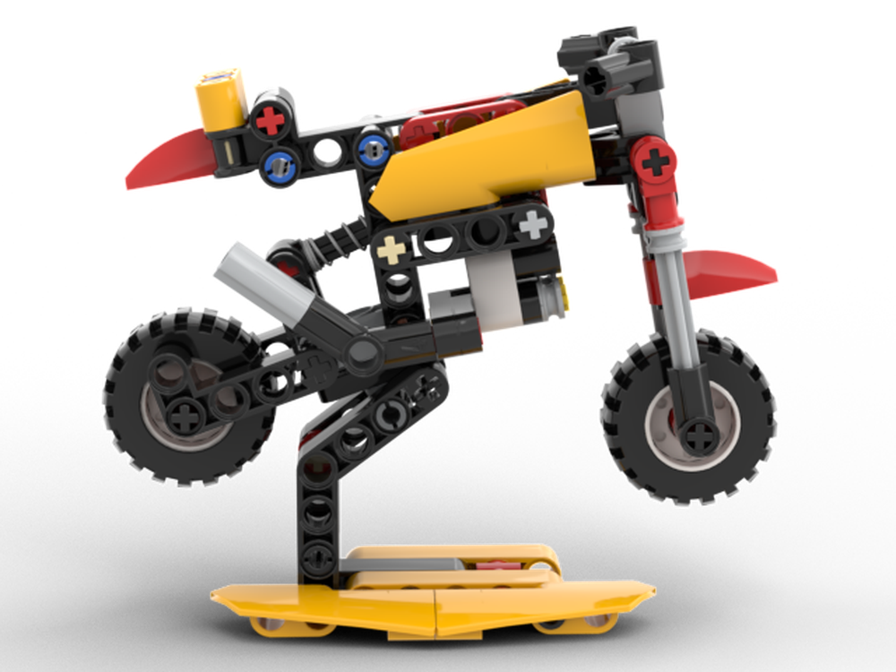 Lego Moc 42101 Enduro Motorcycle By Hoppepe Rebrickable Build
