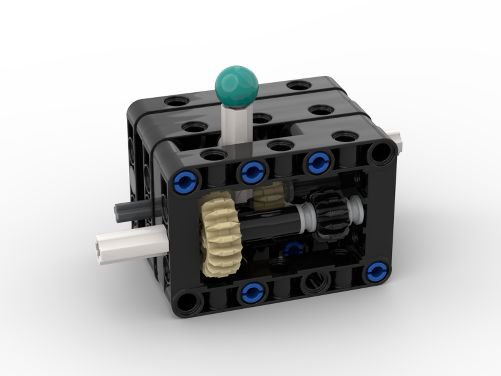 LEGO MOC Simple 2-Speed Gearbox by BD Technic | Rebrickable - Build ...