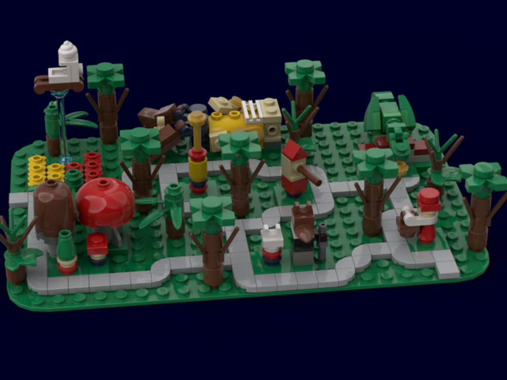 LEGO MOC Sprookjesbos uit De Efteling by Bisselink | Rebrickable ...