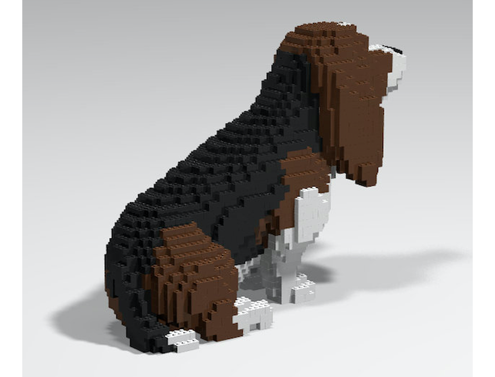 LEGO MOC Dog Basset Hound - life sized by PetProject | Rebrickable ...