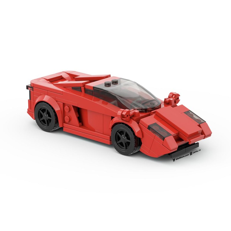 LEGO MOC 6-Wide Sports Car Instructions by AFOL.TV | Rebrickable ...
