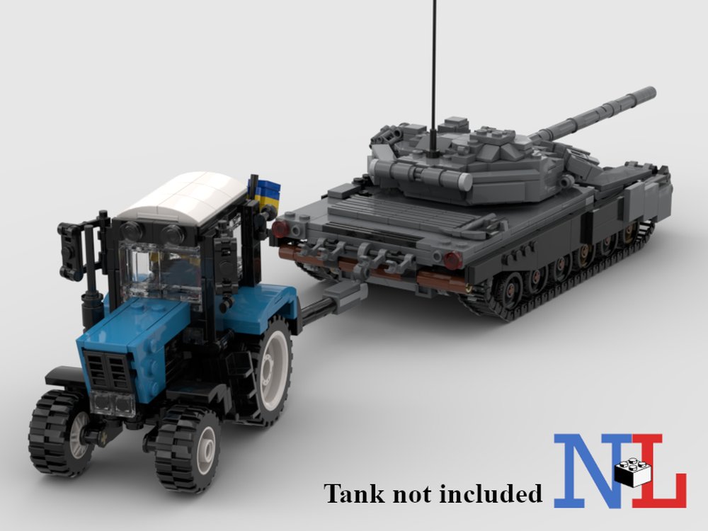 LEGO MOC MTZ 82.1 Tractor by NLBricks | Rebrickable - Build with LEGO