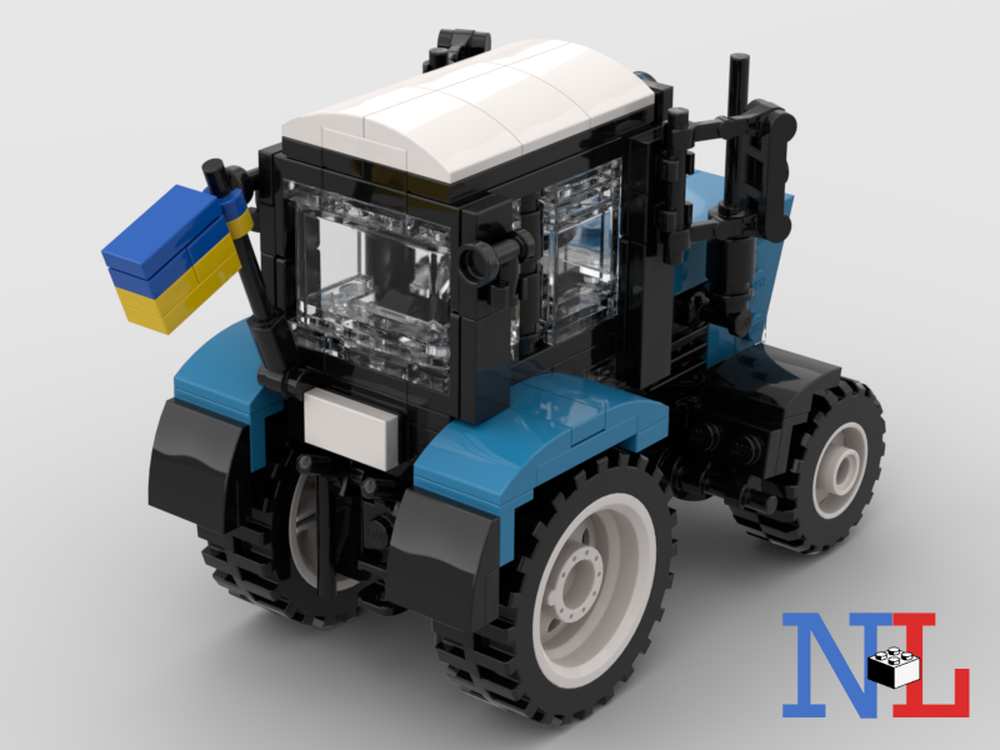 LEGO MOC MTZ 82.1 Tractor by NLBricks | Rebrickable - Build with LEGO