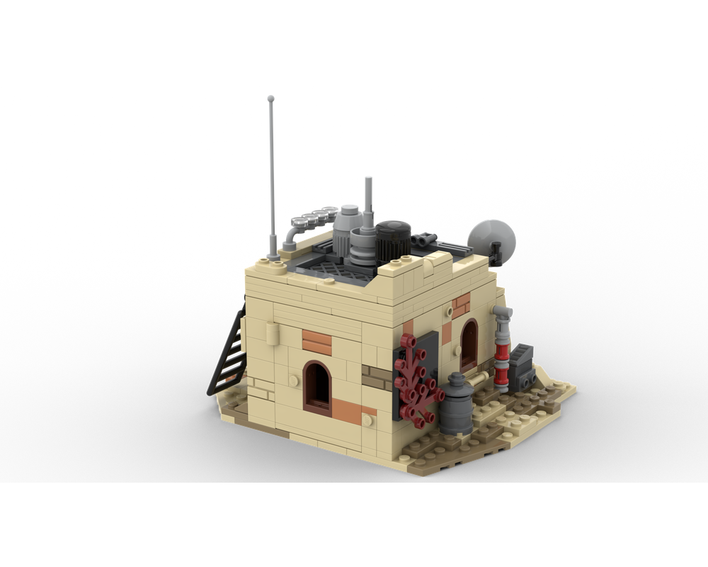 Lego Moc Sw House On Tatooine 1 By Mocopolis Rebrickable Build