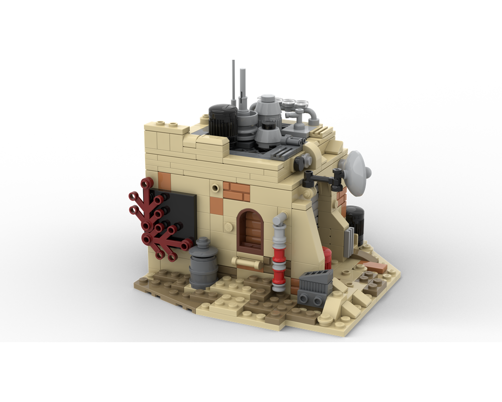 Lego Moc Sw House On Tatooine 1 By Mocopolis Rebrickable Build