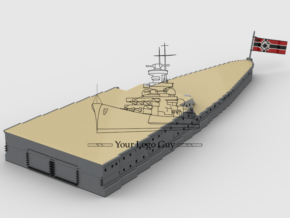 LEGO MOC Admiral Graf Spee (Stern) by Your Brick Guy | Rebrickable ...