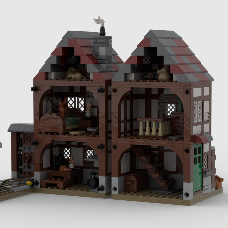 LEGO MOC Medieval Bakery by Kolonialbeamterdemartinez | Rebrickable ...