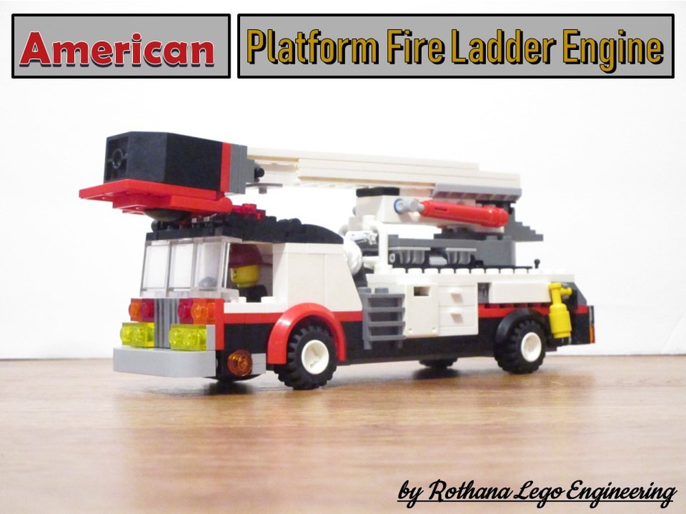 LEGO MOC American Platform Fire Ladder Truck by Nilsson LEGO ...
