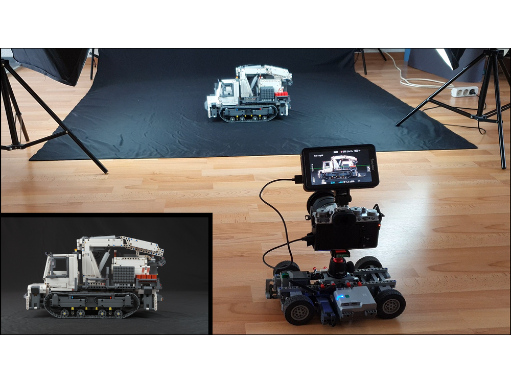 LEGO MOC Motorized Camera Dolly by legendsofleo | Rebrickable - Build ...
