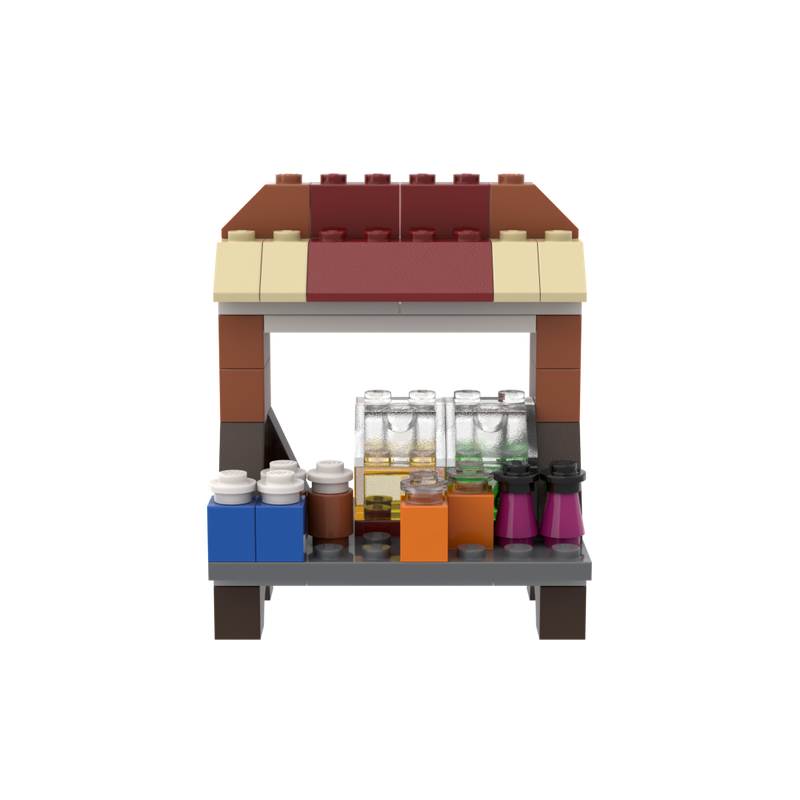 LEGO MOC-112152 10696: Market Stall (Beverage) by BrickAlchemist ...