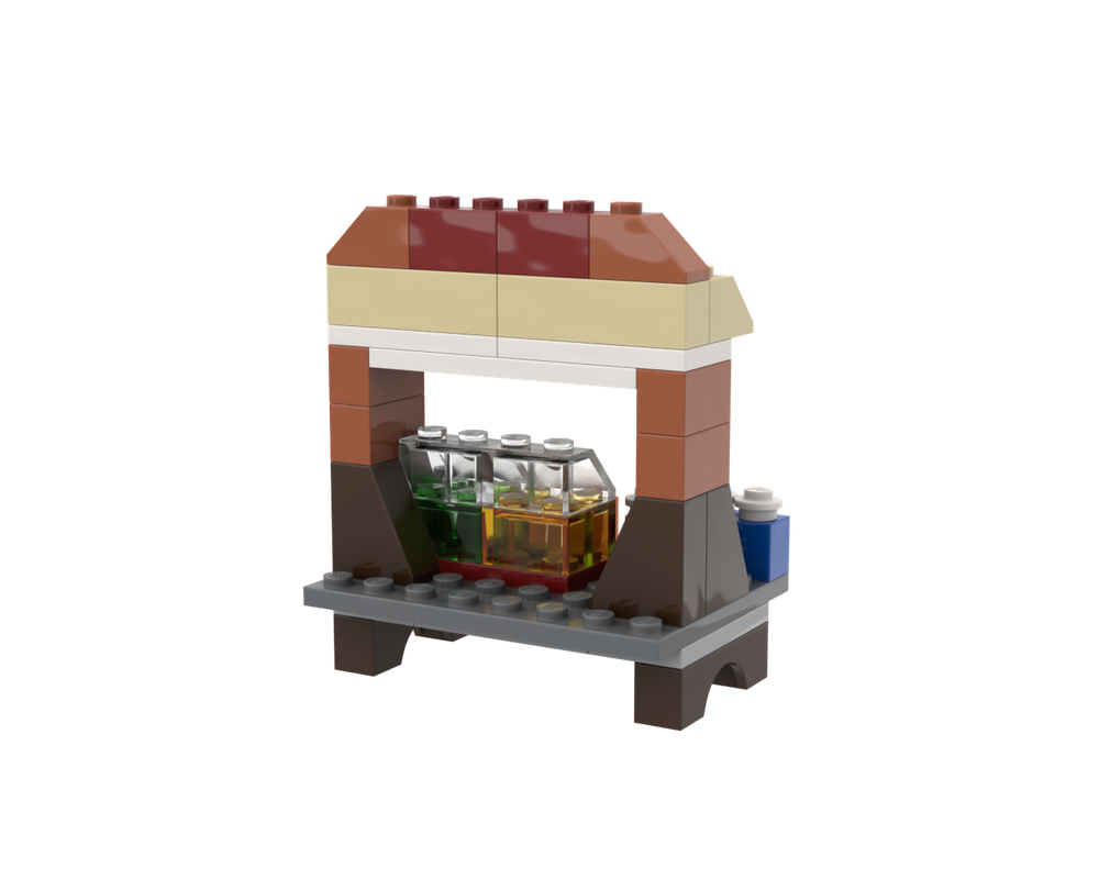 LEGO MOC 10696: Market Stall (Beverage) by BrickAlchemist | Rebrickable ...