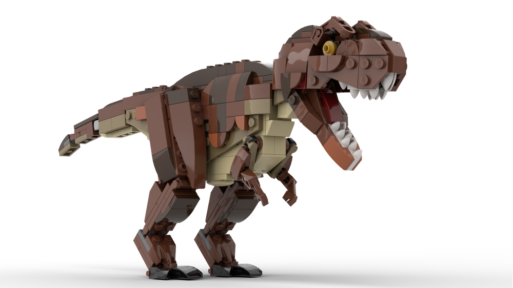 LEGO MOC T. Rex Minifigure Scale by 2bricksofficial | Rebrickable ...