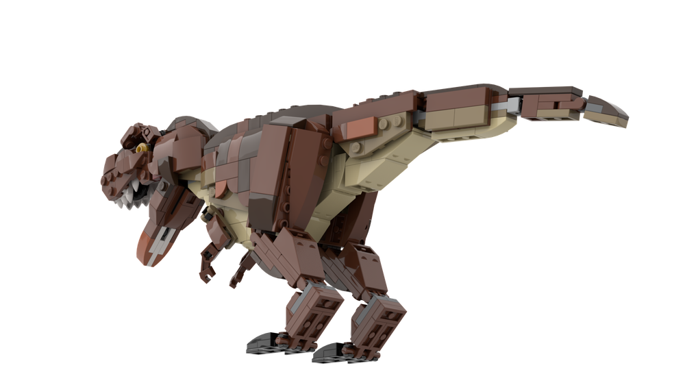 LEGO MOC T. Rex Minifigure Scale by 2bricksofficial | Rebrickable ...
