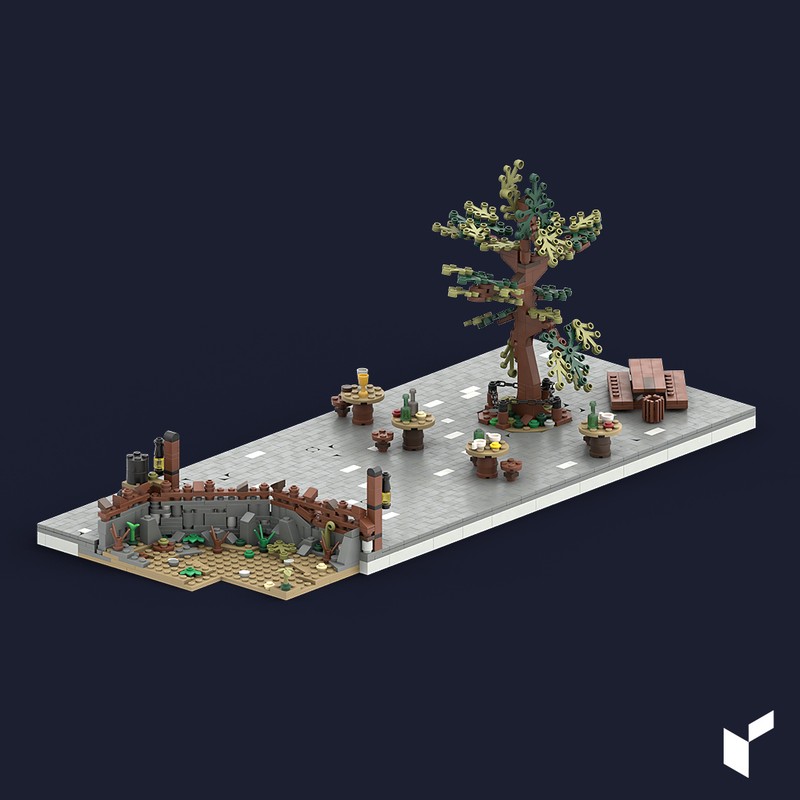 LEGO MOC Klugheim plaza module by operateur | Rebrickable - Build with LEGO