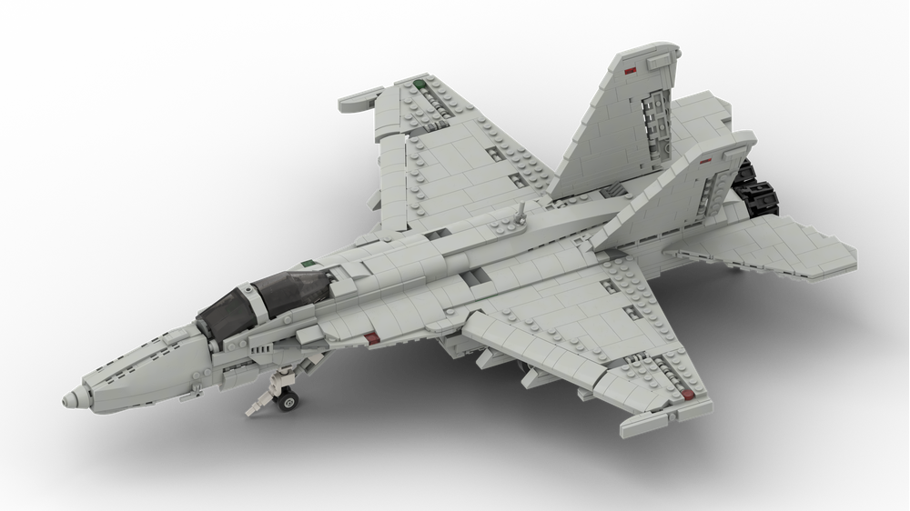 LEGO MOC Boeing F/A-18F SUPER HORNET | 1:35 Scale by DarthDesigner ...