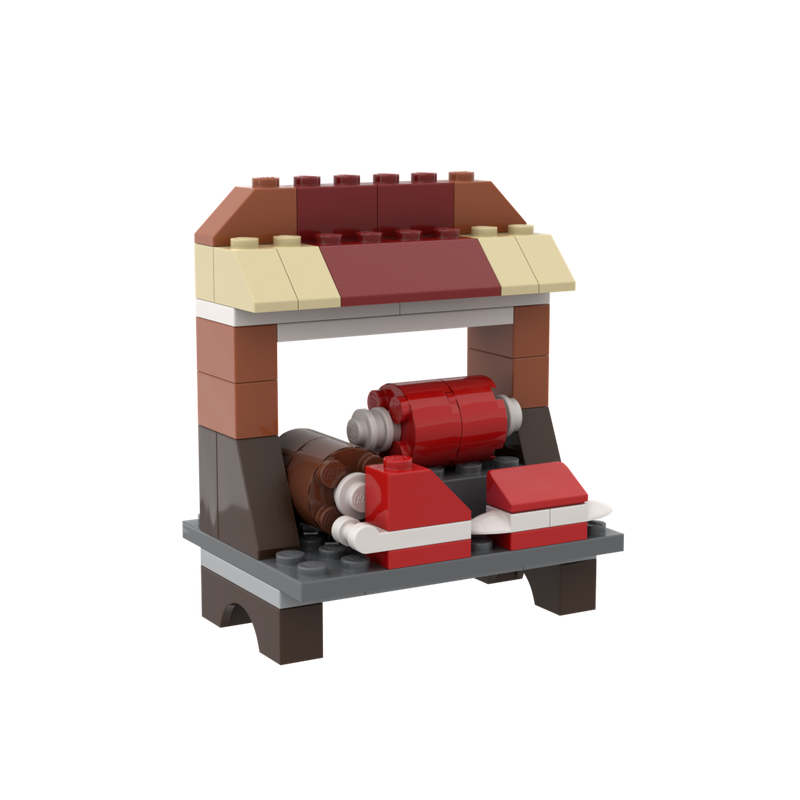 LEGO MOC 10696: Market Stall (Meat) by BrickAlchemist | Rebrickable ...
