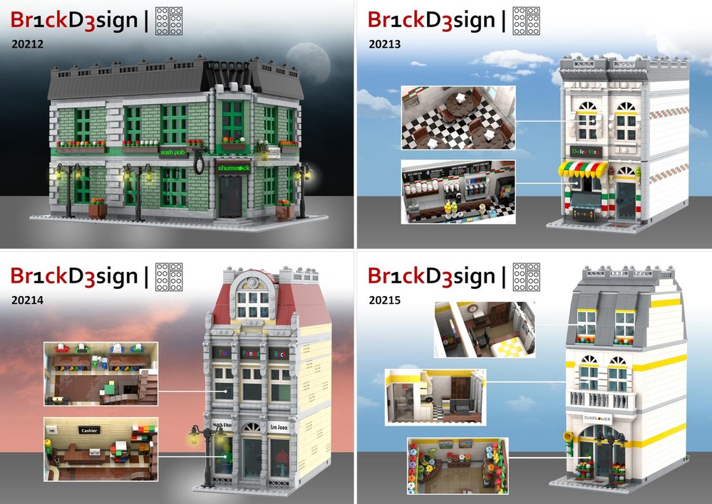 LEGO MOC Brickstreet21 Bundle by Br1ckD3sign | Rebrickable - Build with ...