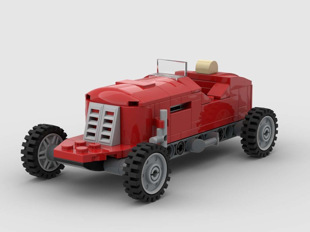 LEGO MOC-112238 Classic racecar by DynaMOC | Rebrickable - Build with LEGO