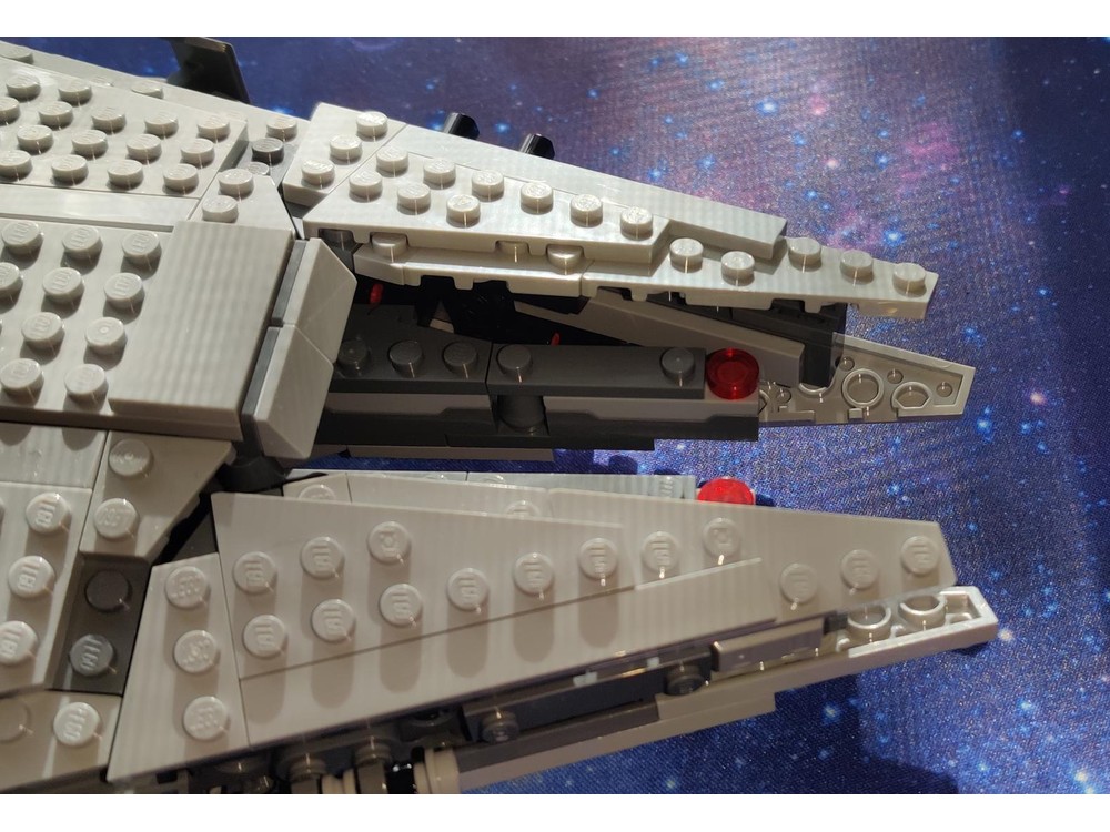 Lego Moc Imperial Light Cruiser 75315 1 Front And Cannon Modification