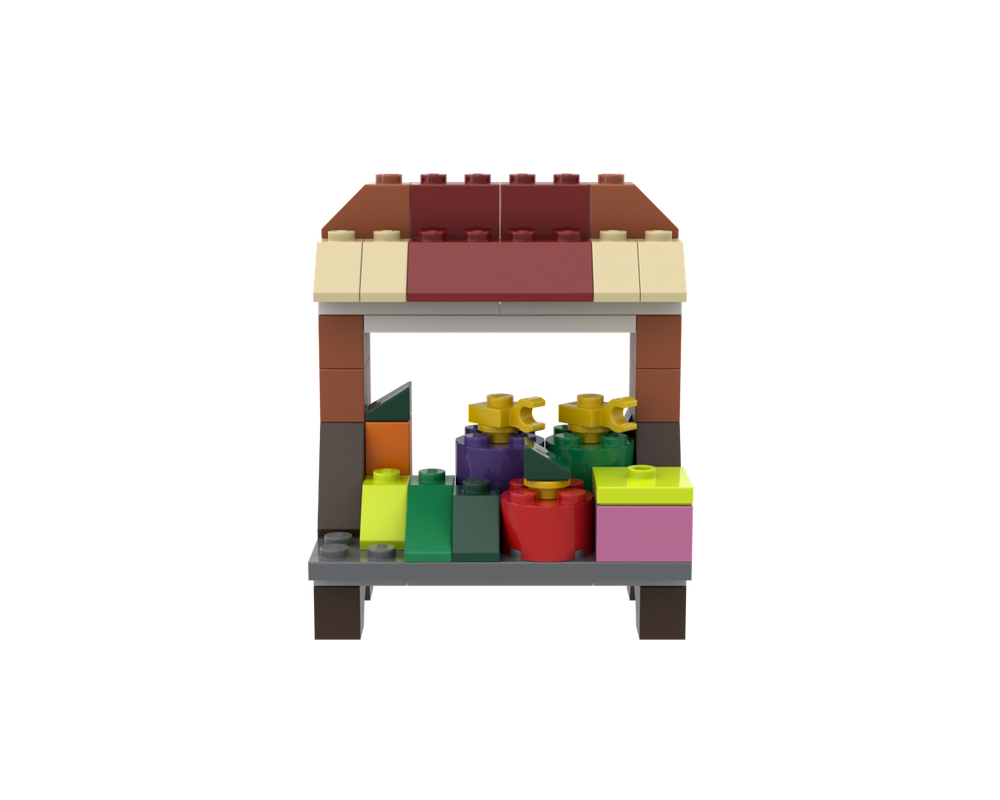 LEGO MOC 10696: Market Stall (Fruits and Vegetables) by BrickAlchemist ...