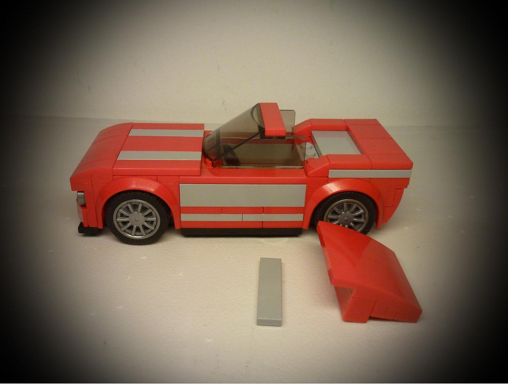 LEGO MOC 75874 Muscle Car Convertible by perbonde | Rebrickable - Build ...