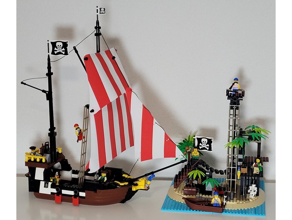 LEGO MOC 6274 Carribean Clipper rebuilt from 21322 by DrPhil ...