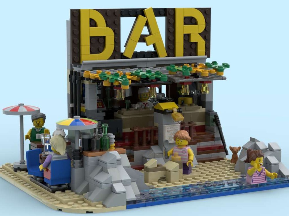 LEGO MOC Beach Bar by Alaindros062Marleen | Rebrickable - Build with LEGO
