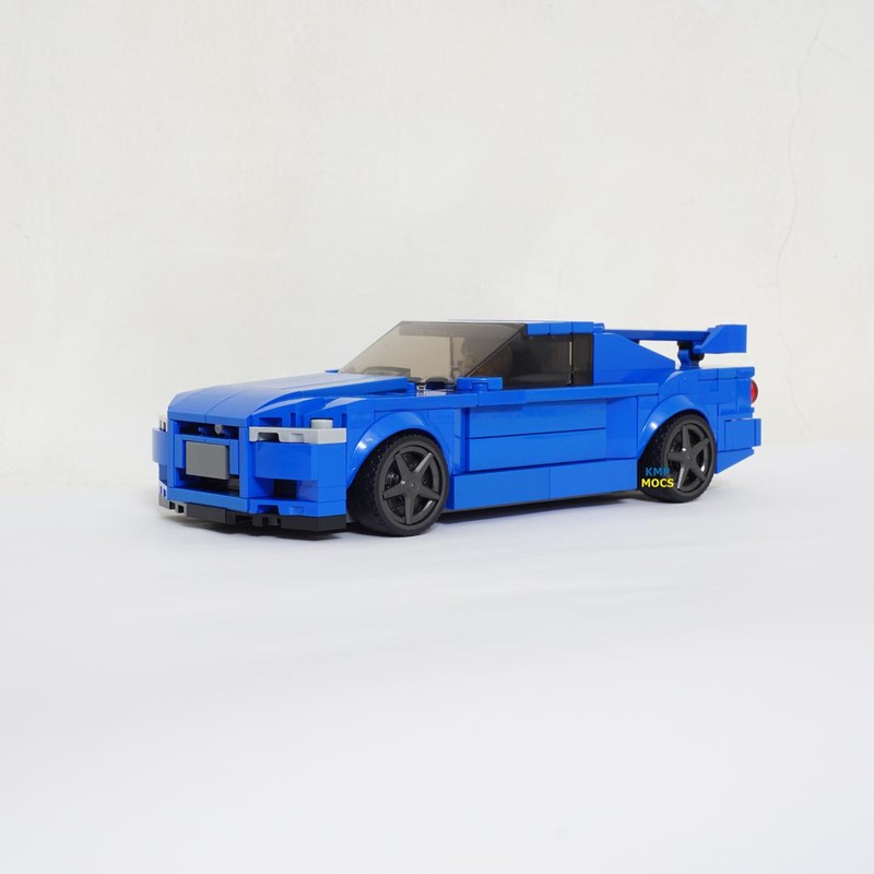 LEGO MOC Nissan R34 Skyline GT-R by KMPMOCS | Rebrickable - Build with LEGO