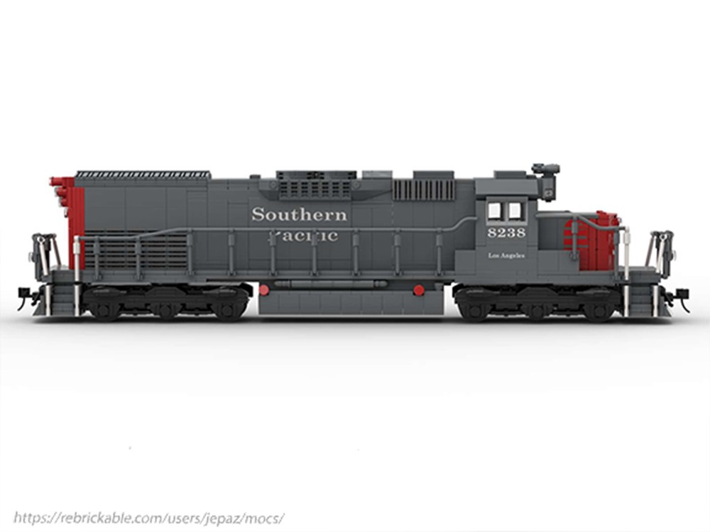 LEGO MOC Southern Pacific EMD SD40T-2 by jepaz | Rebrickable - Build ...