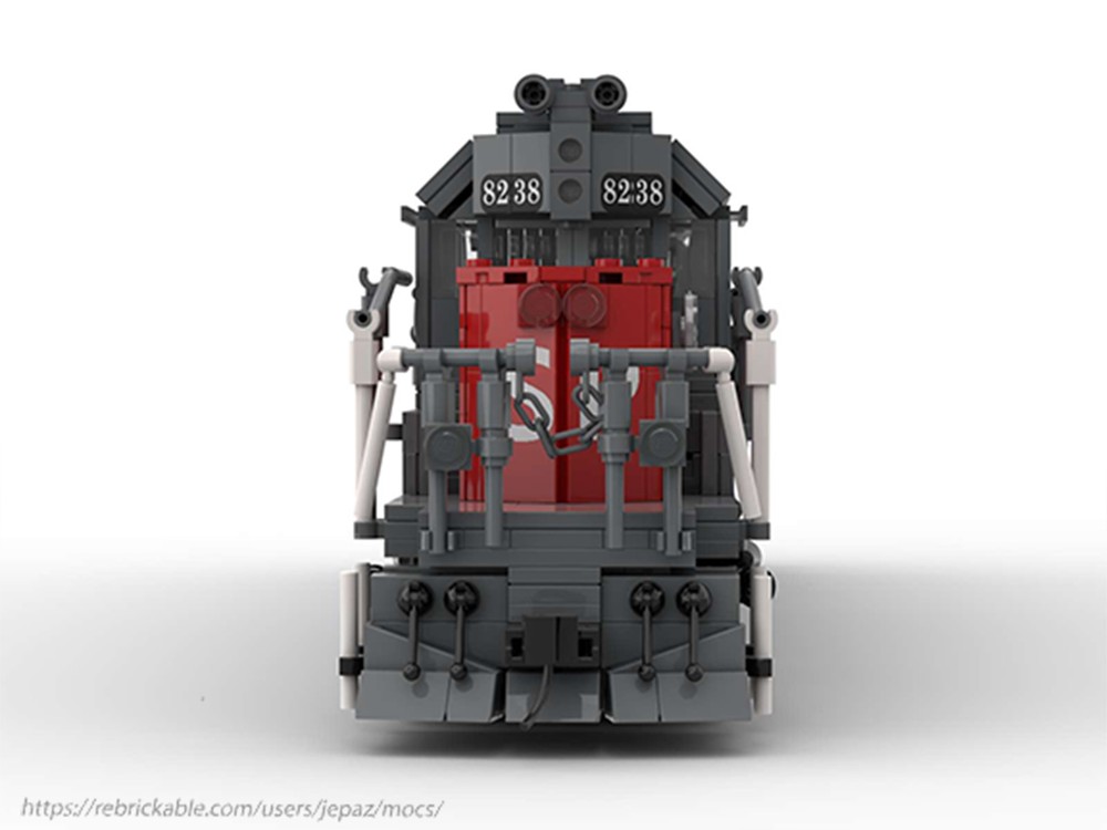 LEGO MOC Southern Pacific EMD SD40T-2 by jepaz | Rebrickable - Build ...