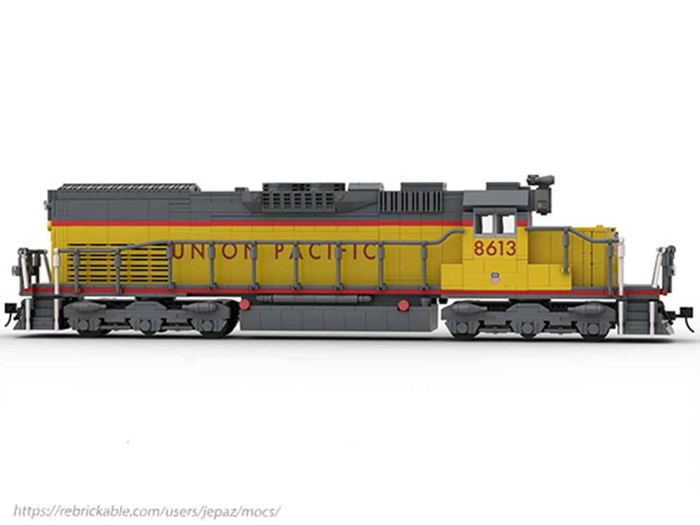 LEGO MOC Union Pacific EMD SD40T-2 by jepaz | Rebrickable - Build with LEGO