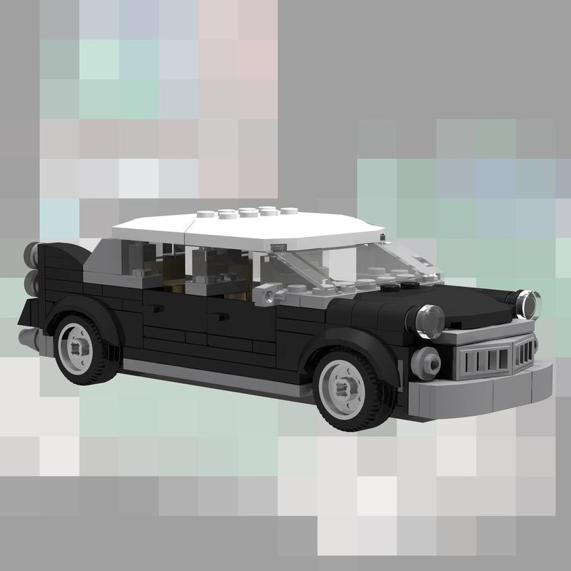 LEGO MOC 10260 BLACK Car MOD by Keep On Bricking | Rebrickable - Build ...