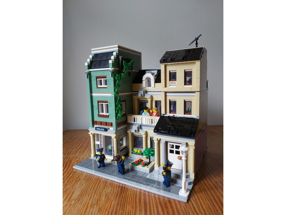 LEGO MOC Crooks Crib (alt build of Police Station - 10278) by JakeS ...